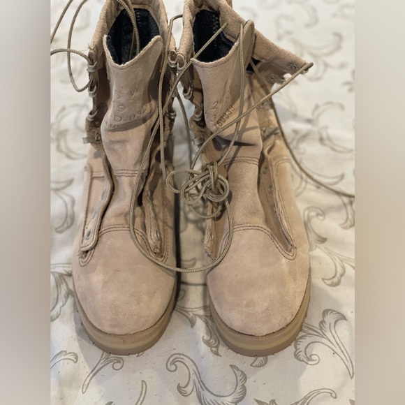 Wellco | Shoes | Wellco Military Combat Boots Men Size 6 Tan In Color ...